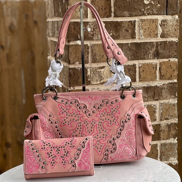 Montana West | Bags | Montana West Boot Scroll Embroidered Collection ...